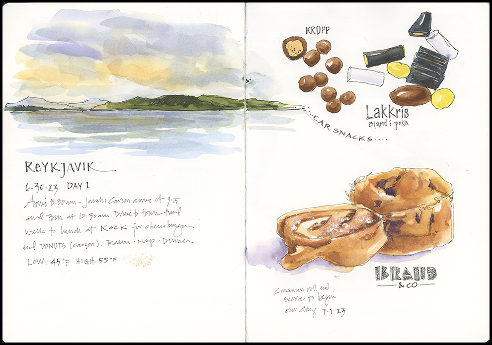 Iceland Travel Sketches | Drawn In